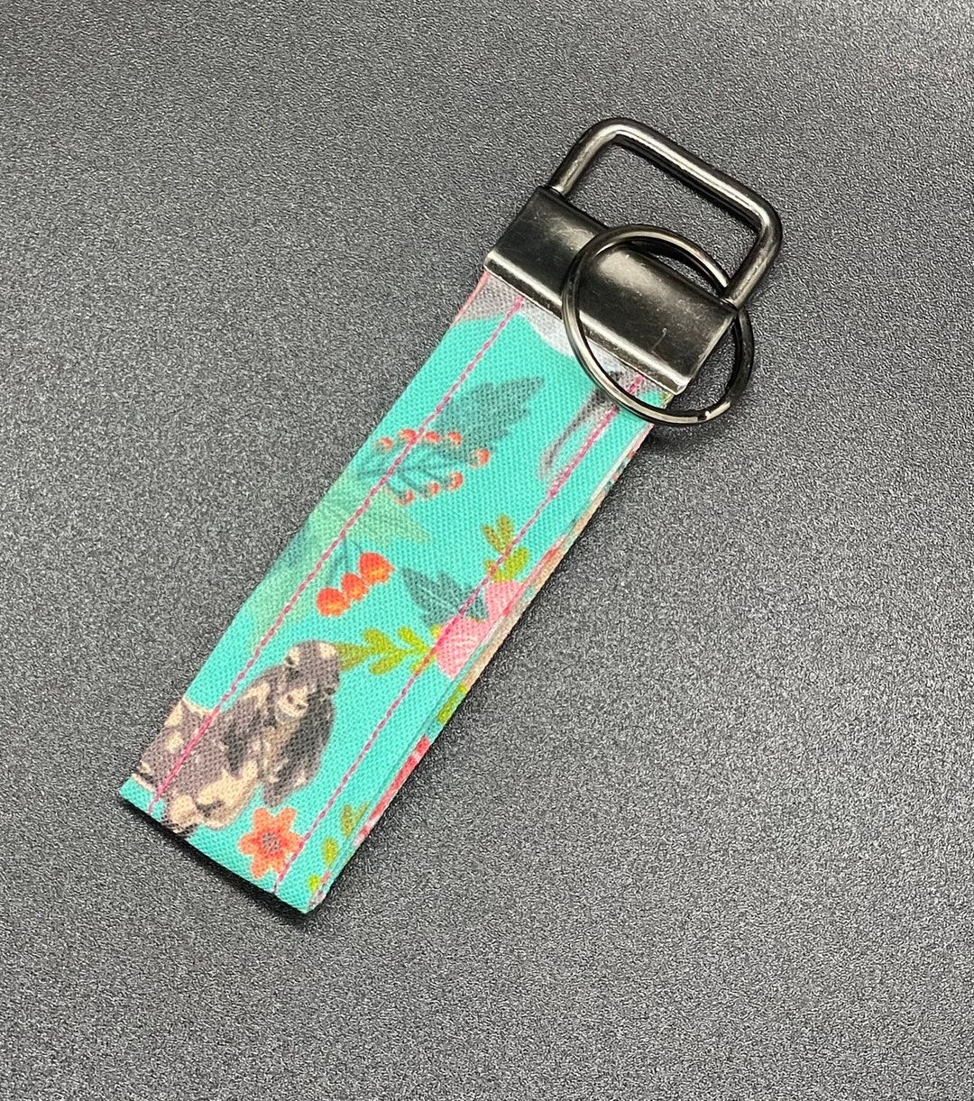 Goats and Flowers Keychain - Etsy