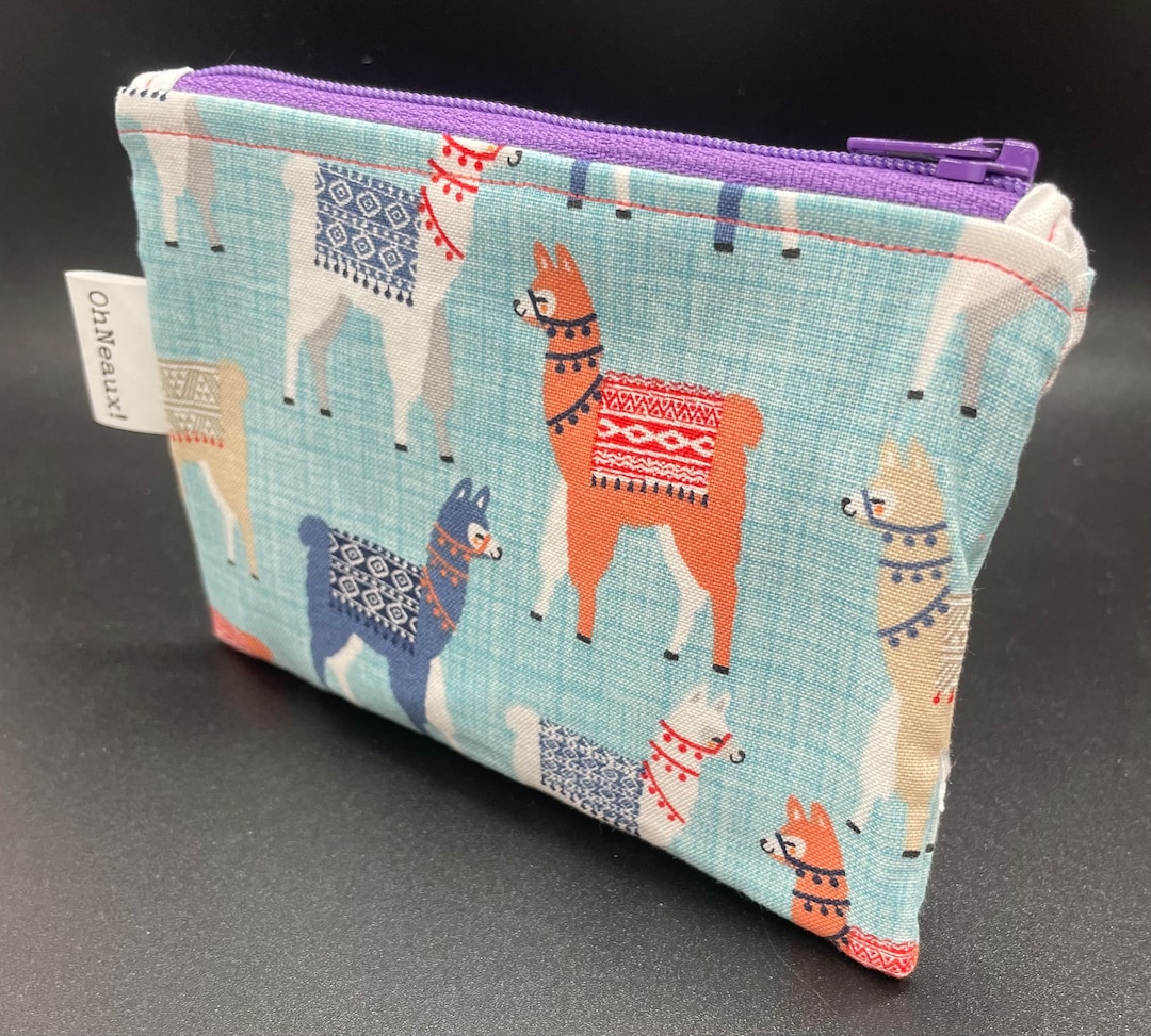 Alpaca Zippered Pouch - Etsy