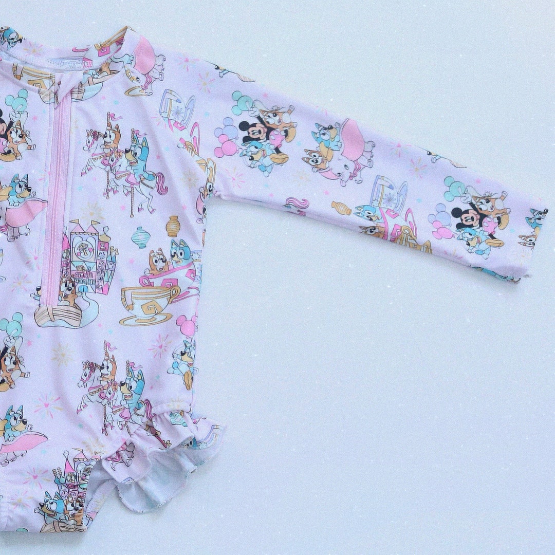 Bluey & Bingo Swimsuit / Magical Bluey Bathing Suit / Swimsuit - Etsy