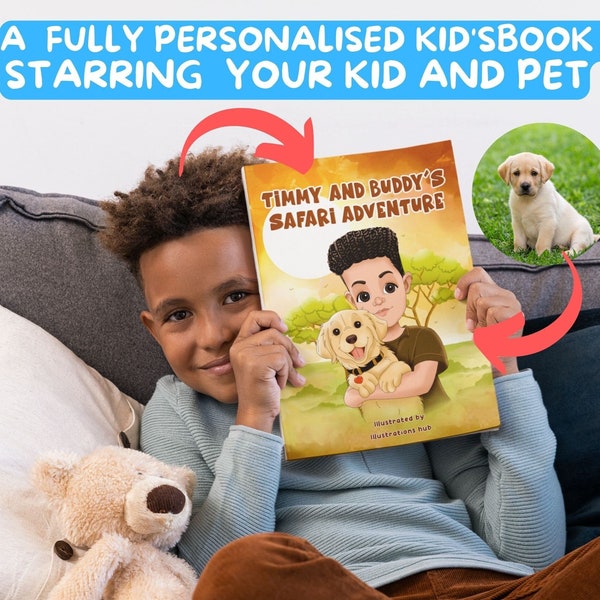 Personalized Pet Book Kid - Etsy