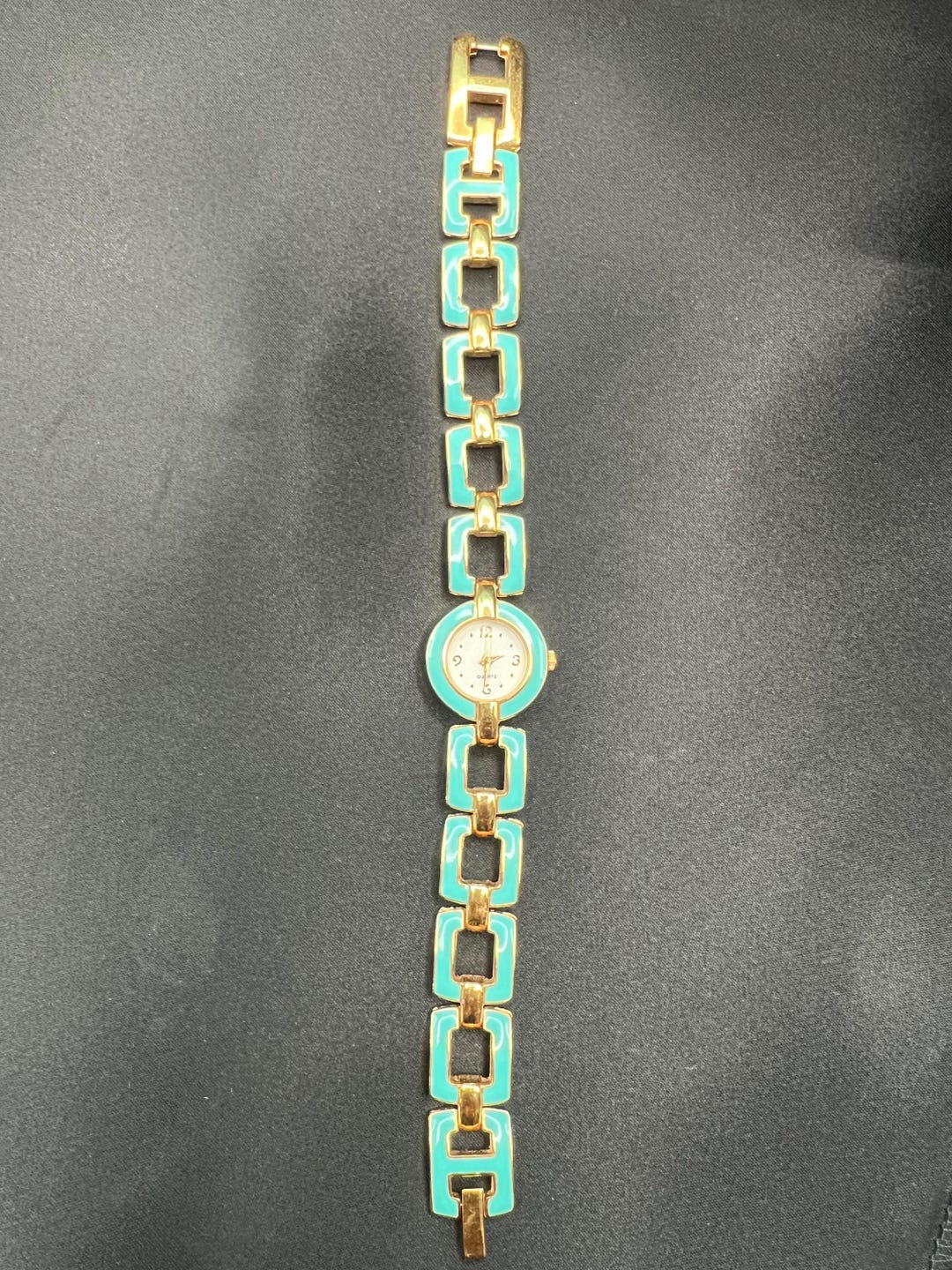 Retro 90’s Turquoise and Gold Tone Avon Watch. - Etsy