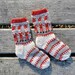 Knitted Winter Socks With Dwarfs for 5-6 Age Child - Etsy