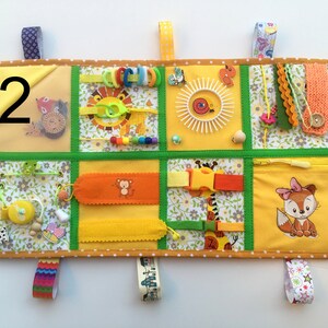 Travel Toy With Fasteners Toddler Toy With Buckle Busy | Etsy