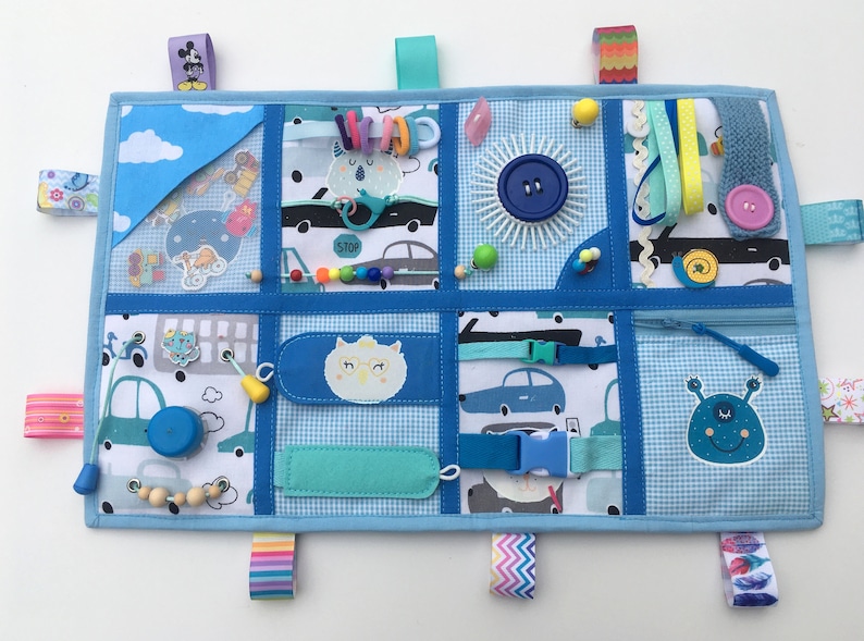 Travel Toy With Fasteners Toddler Toy With Buckle Busy | Etsy