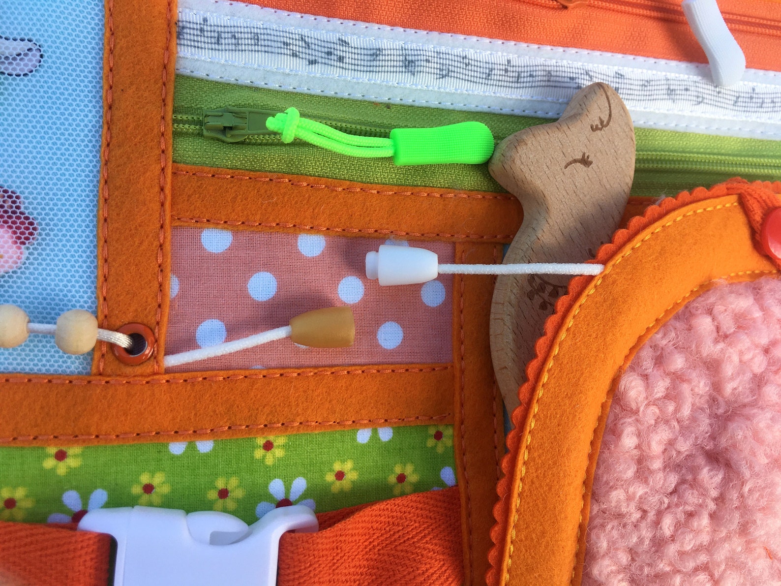 Travel Toy with fasteners Toddler toy with Buckle Busy | Etsy