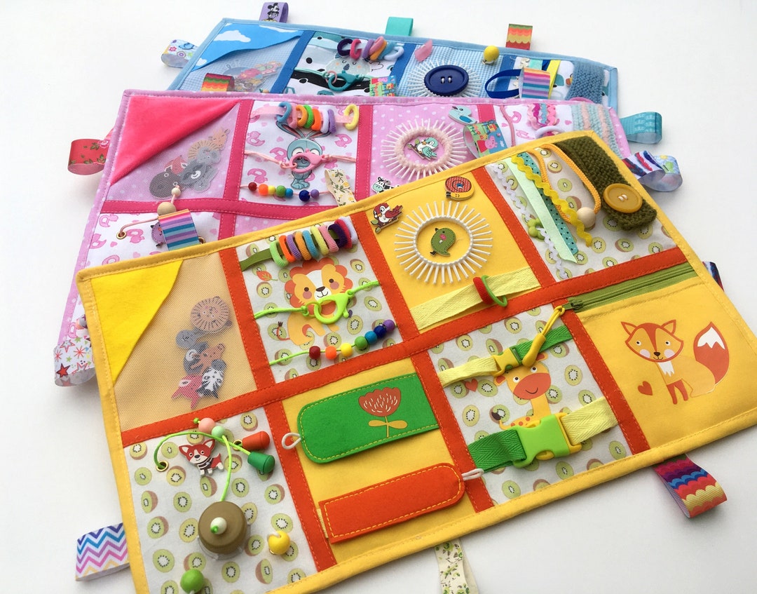 Travel Toy With Fasteners Toddler Toy With Buckle Busy - Etsy