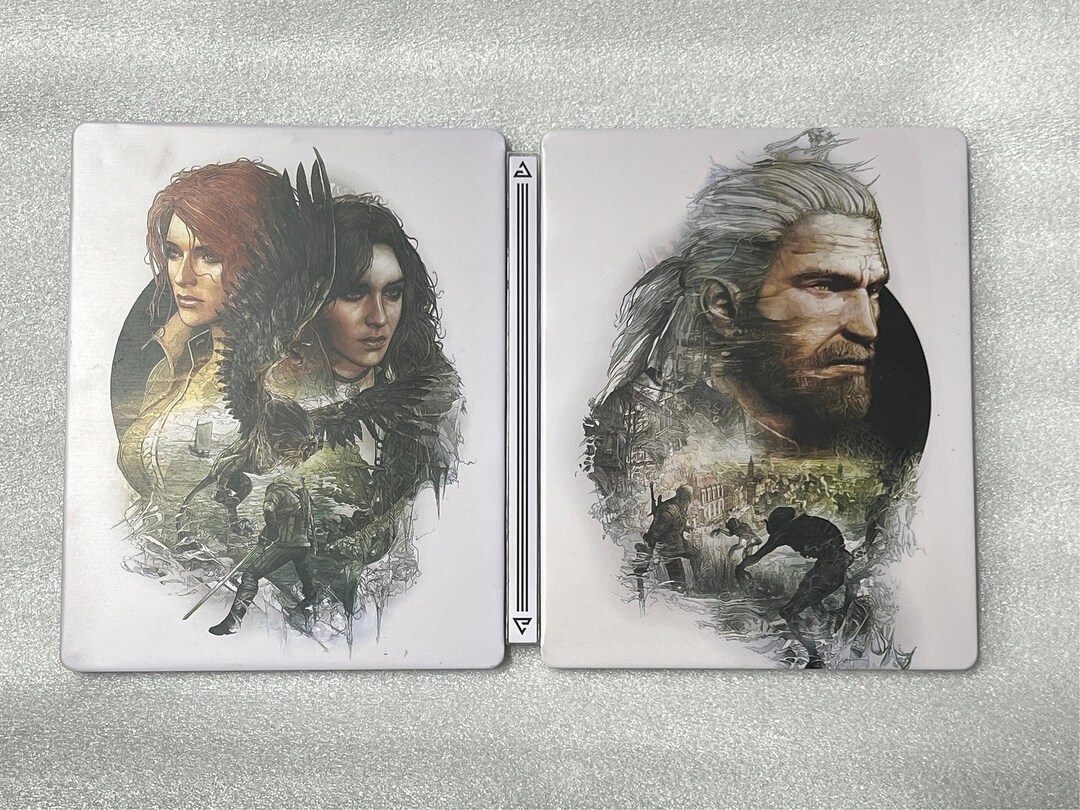 The Witcher 3 Wild Hunt Custom Made Steelbook Case Only for Ps4/ps5 ...