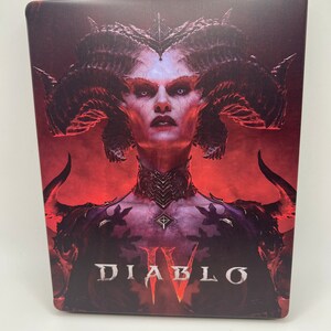 Diablo 4 Custom Made Steelbook Case Only for Ps4/ps5/xbox no Game New ...