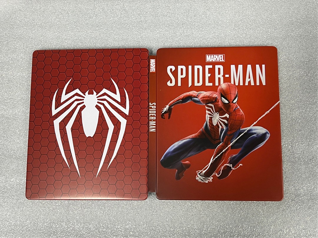 Spider Man Custom Made Steelbook Case Only for Ps4/ps5/xbox (no Game ...