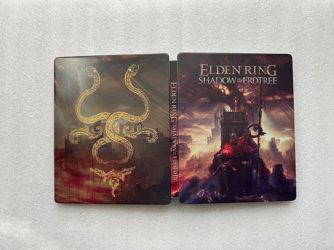 Elden Ring Shadow of the Erdtree Custom Made Steelbook Case Only for ...