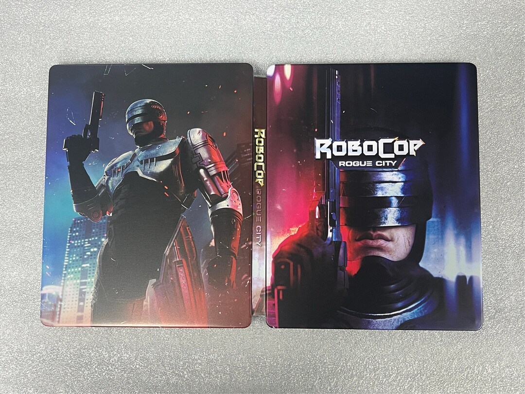 Robocop Rogue City Custom Made Steelbook Case Only for Ps4/ps5/xbox (no ...