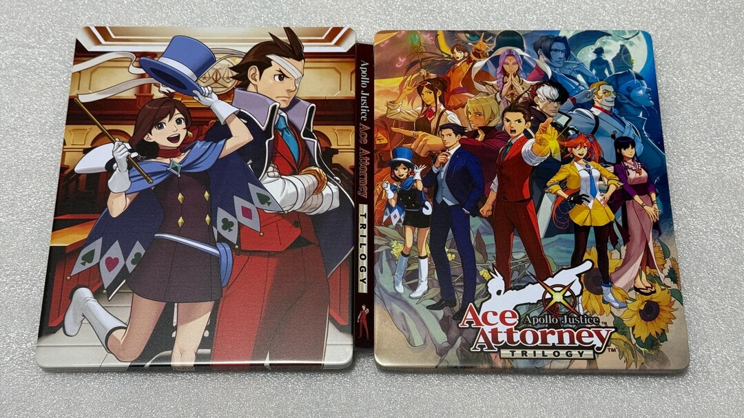 ACE JA Attorney Trilogy Custom Made Steelbook Case Only for Ps3/ps4/ps5 ...