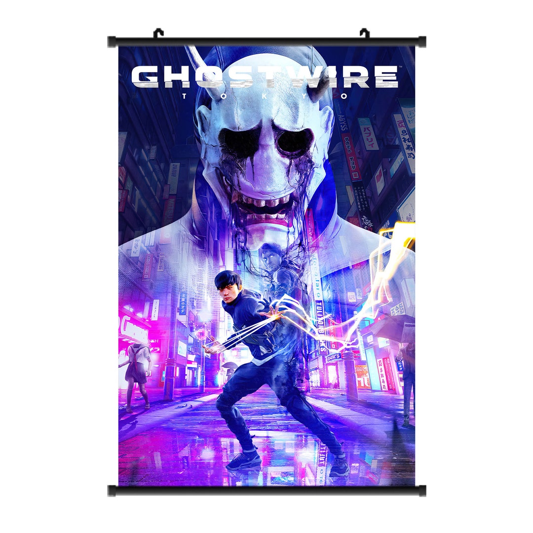 Ghostwire Tokyo High Definition Wall Scroll Poster (size 34"x23") New ...