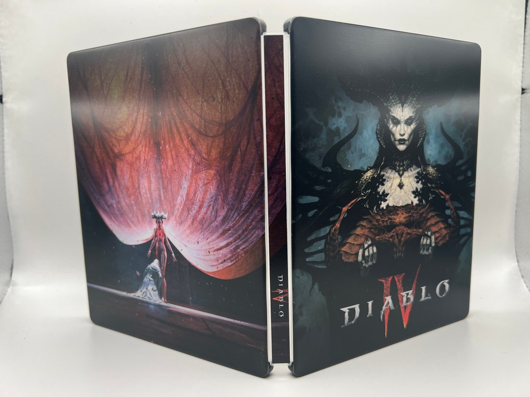 Diablo 4 Custom Made Steelbook Case Only for Ps4/ps5/xbox (no Game) New ...