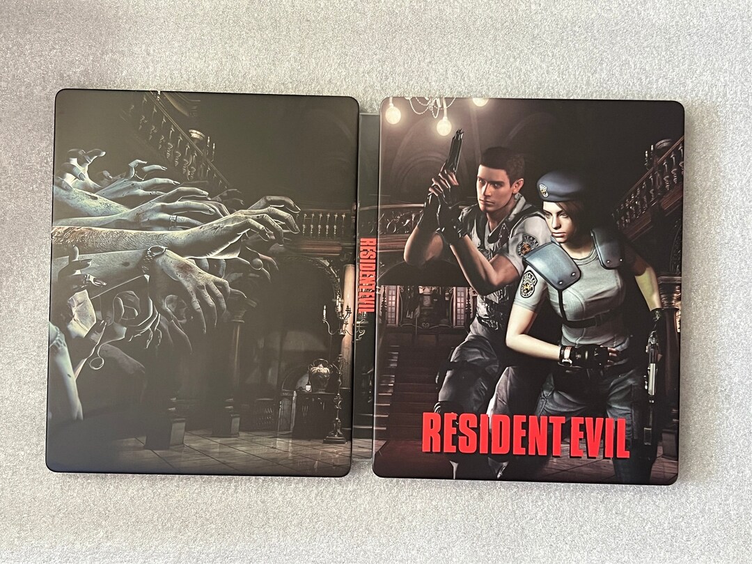 Resident Evil 1 Custom Made Steelbook Case Only for Ps2/ps3/ps4/ps5 ...
