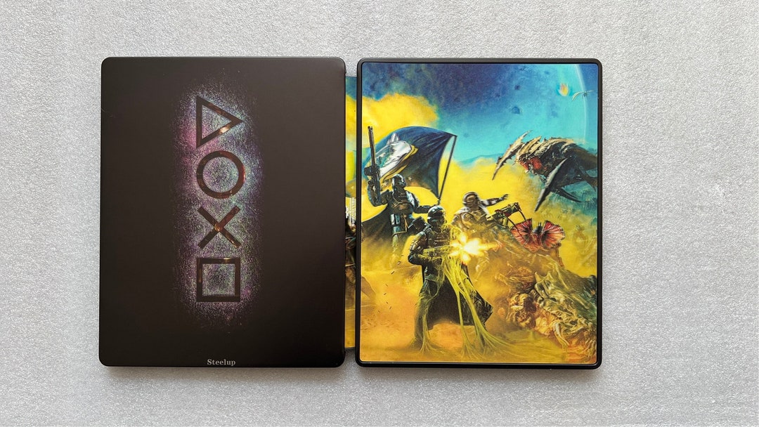 Helldivers 2 Steelup Collector Case With 3D Card for Ps4/ps5/xbox/pc ...