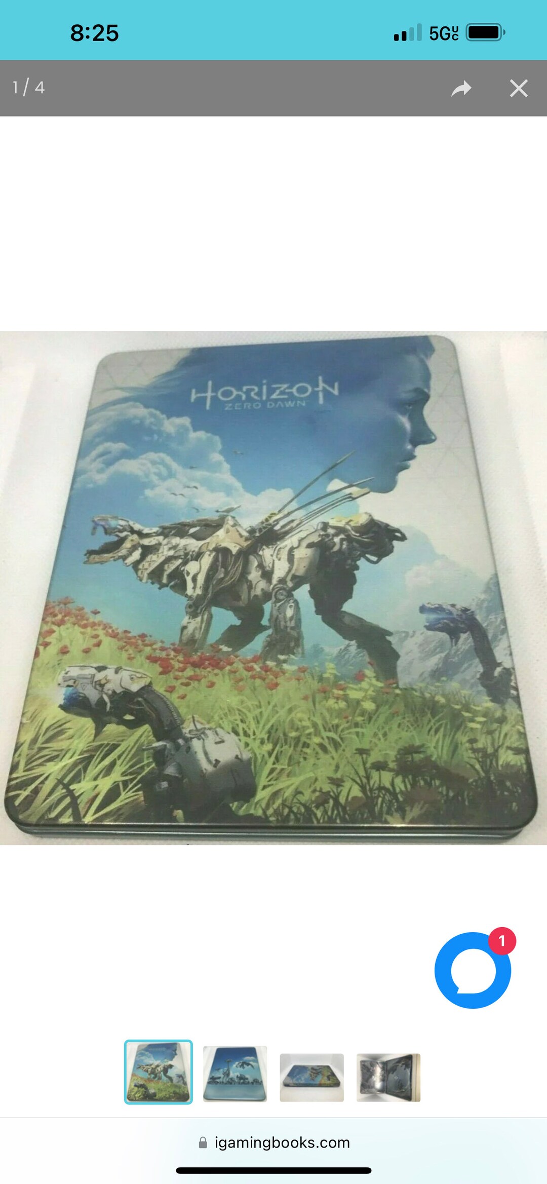 Horizon Zero Dawn Custom Made Steelbook/metalpak no Game New - Etsy
