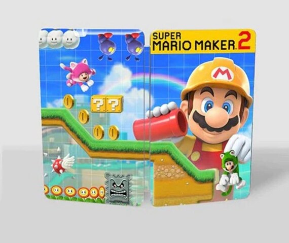 Super Mario Maker 2 Custom Made Steelbook for Nintendo Switch no Game New Etsy
