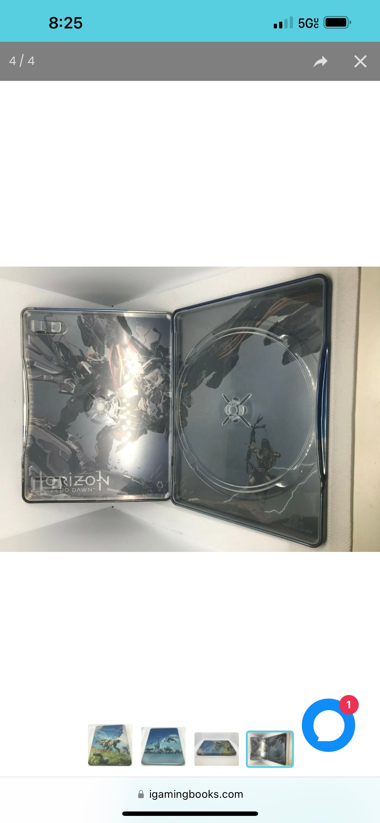 Horizon Zero Dawn Custom Made Steelbook/metalpak no Game New - Etsy