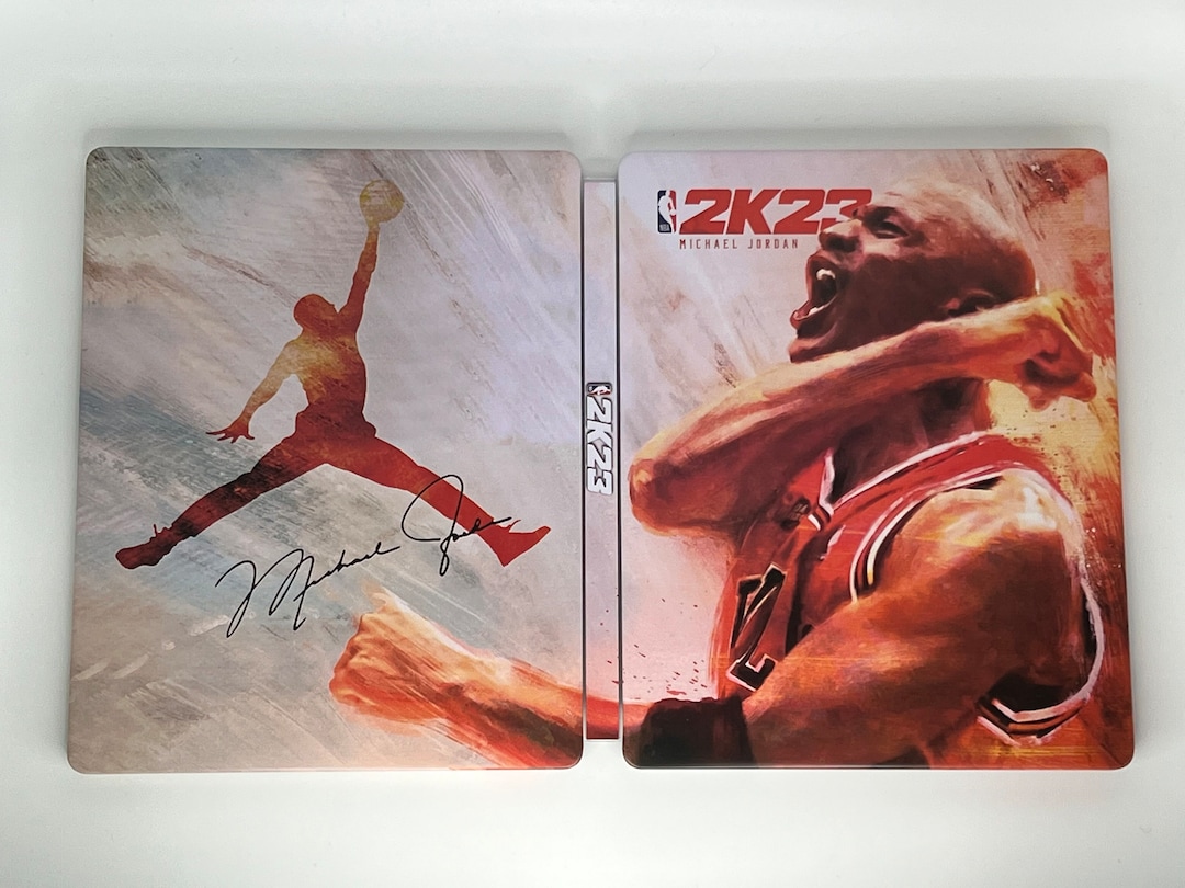 NBA 2K23 Michael Jordan Custom Made Steelbook Case Only for Ps4/ps5 ...