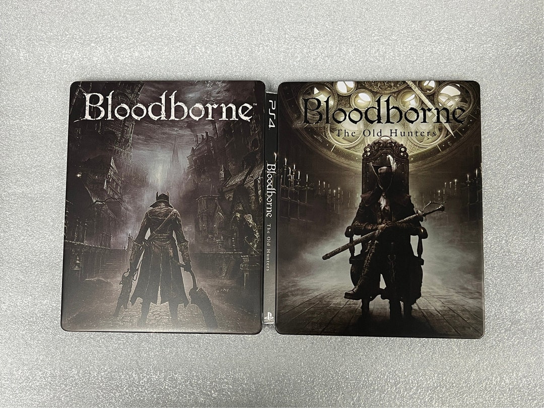 Bloodborne the Old Hunters Custom Made Steelbook Case Only for PS4 (no ...