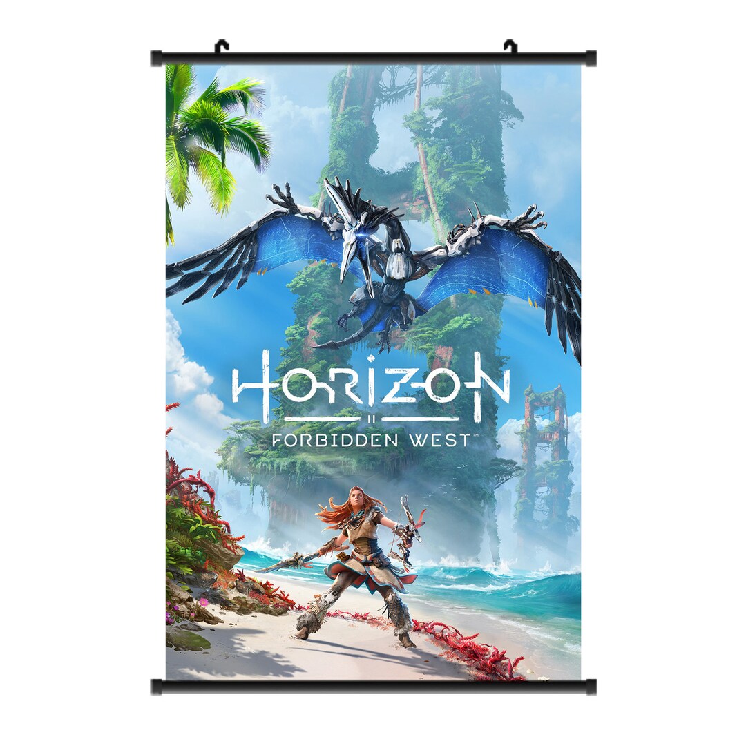 Horizon Forbidden West High Definition Wall Scroll Poster (size 34"x23 ...