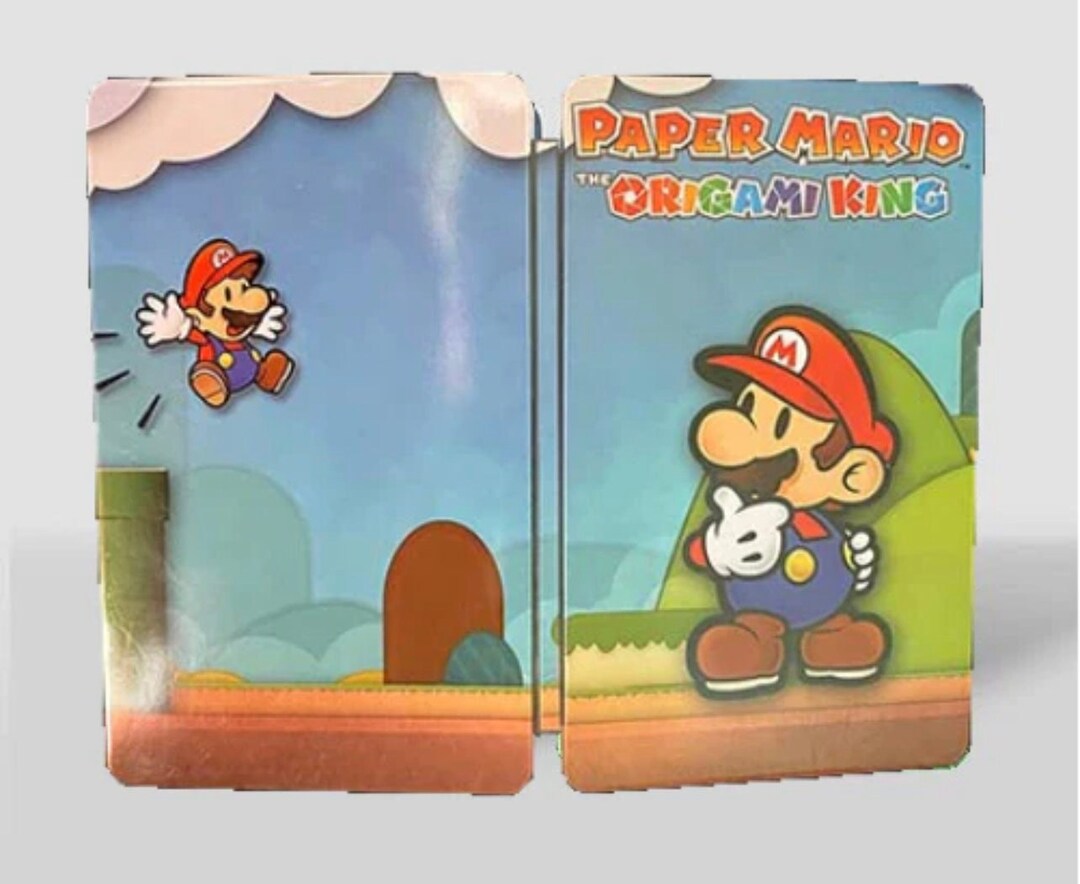 Paper Mario the Origami King Custom Made Steelbook for Nintendo Switch ...