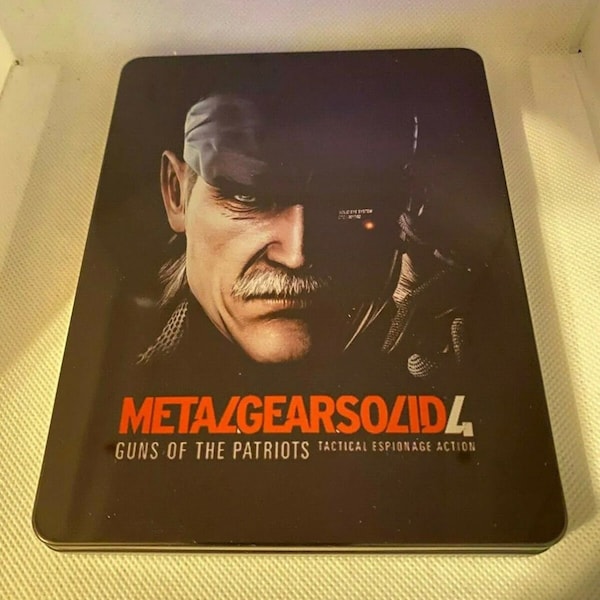 Metal Gear Solid 4 Steelbook - Etsy