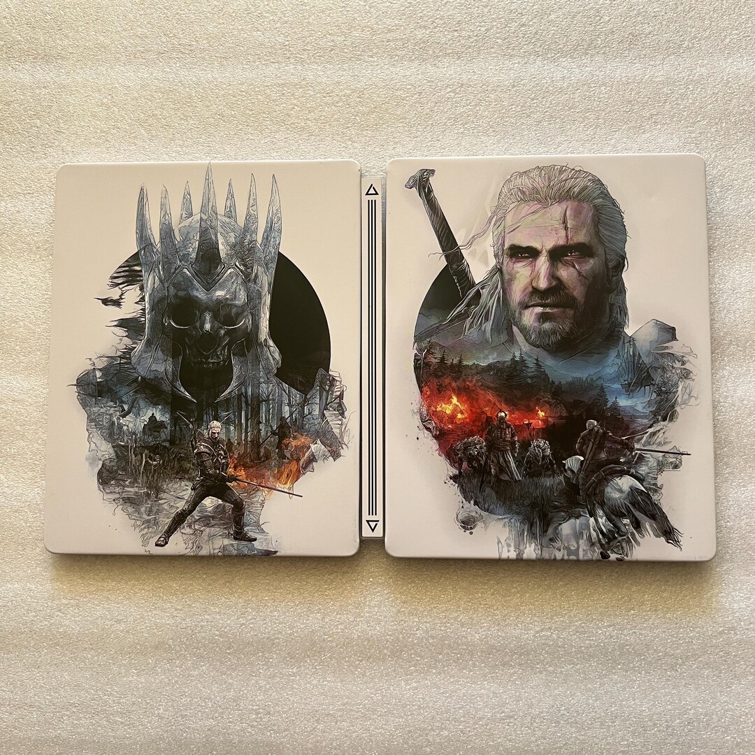 The Witcher III Custom Made Steelbook Case Only for Ps4/ps5/xbox/pc no ...