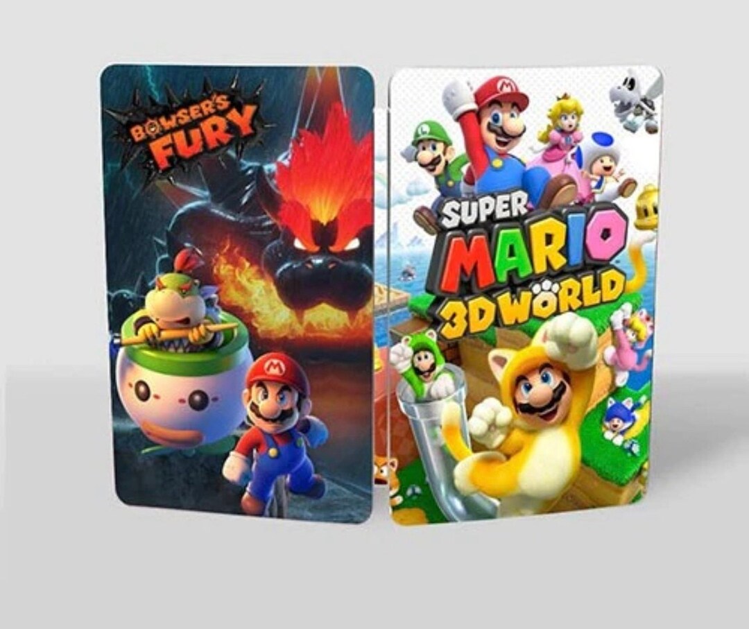 Super Mario 3D World Custom Made Steelbook for Nintendo Switch no Game ...