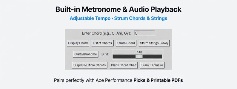 Guitar Chord Finder Software for Windows Practice Tool With Audio ...
