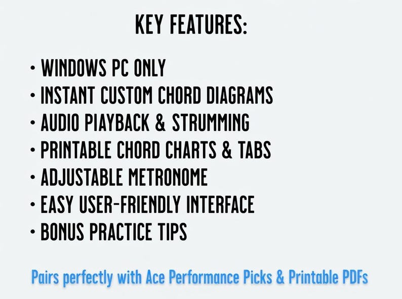 Guitar Chord Finder Software for Windows Practice Tool With Audio ...