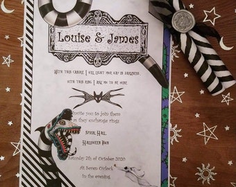 Tim Burton Wedding - Etsy