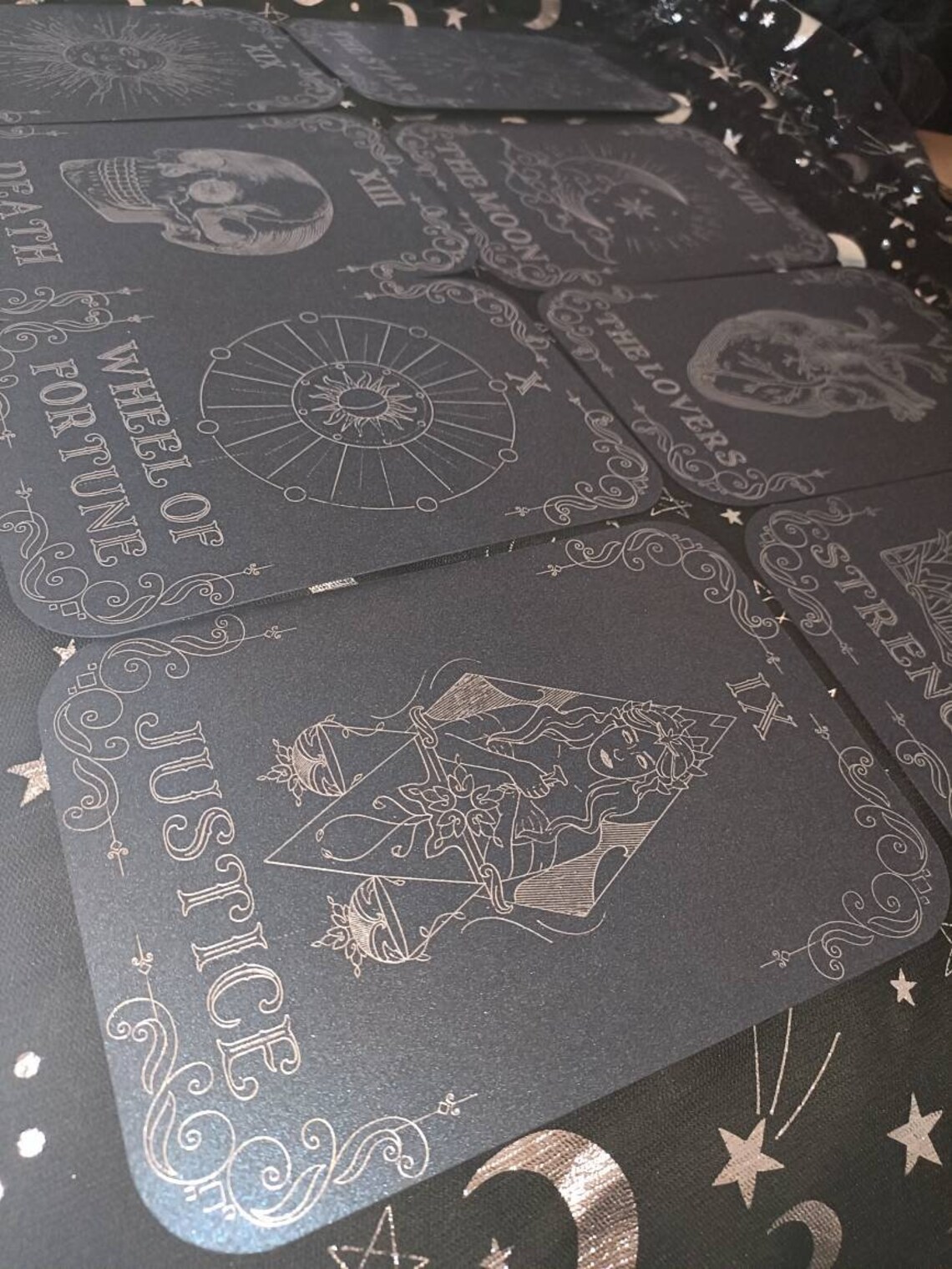 A5 Gothic Tarot Card Wedding Table Name Cards Alternative - Etsy