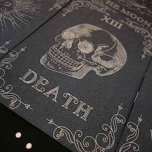 A5 Gothic Tarot Card Wedding Table Name Cards, Alternative - Etsy