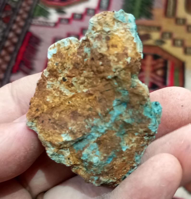 Blue Laterite Cobalt Ore: Mineral Specimen, Eskisehir Turkiye - Etsy ...