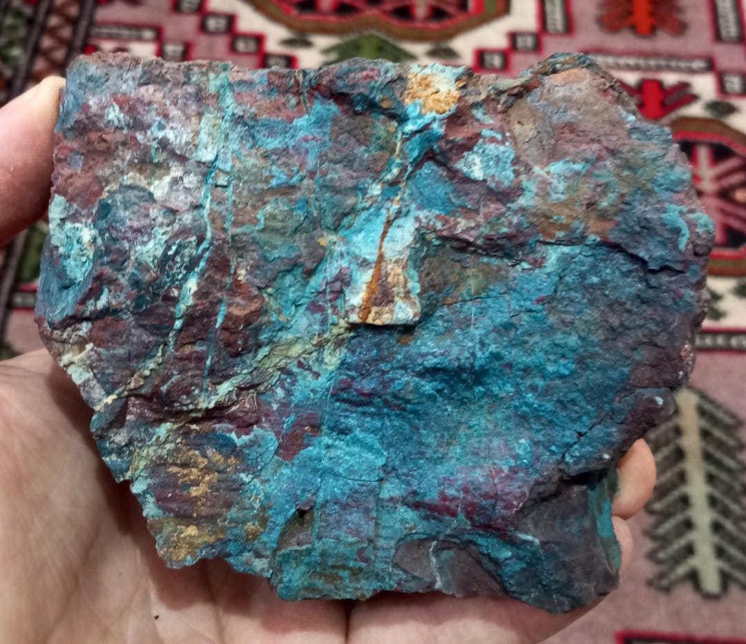 Blue Laterite Cobalt Ore, Gorgeous Colors, Collectible Mineral Specimen ...