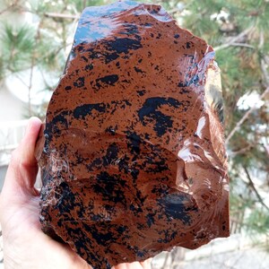 Big Pieces Raw Mahogany Obsidian - Etsy