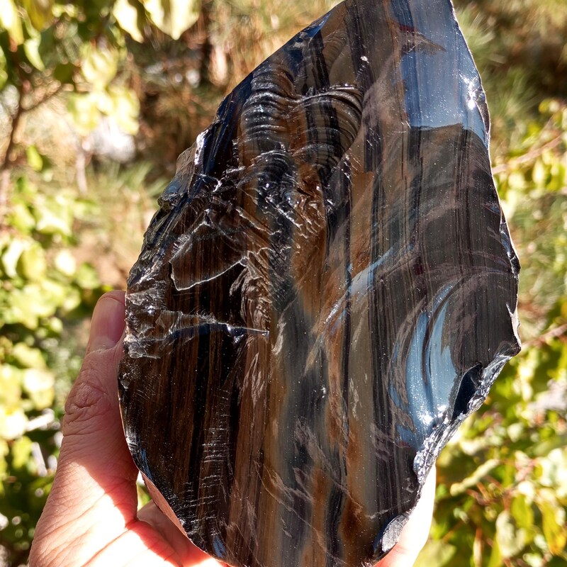 Raw Obsidian - Etsy