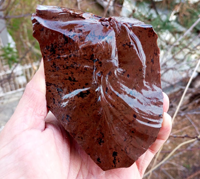 Big Pieces Raw Mahogany Obsidian - Etsy