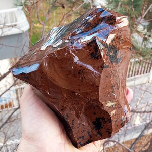Big Pieces Raw Mahogany Obsidian - Etsy