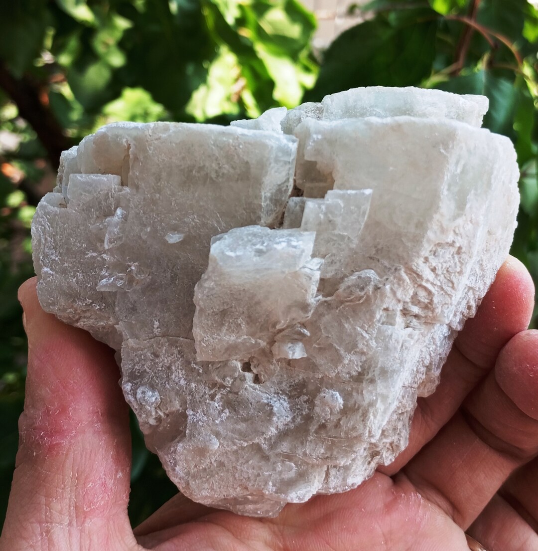 Optical Crystal Ulexite TV Rock Uv Reactive Mineral Specimen - Etsy