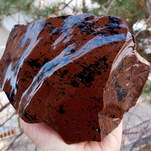 Big Pieces Raw Mahogany Obsidian - Etsy
