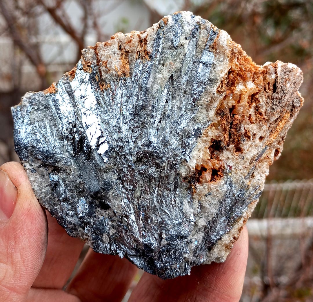 Rare Metalic Stibnite Crystal Cluster Antimony Ore - Etsy