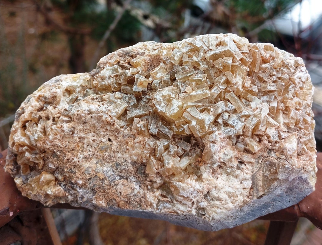 Green Tabular Barite Crystal Cluster Uv Reactive Fluorescent - Etsy
