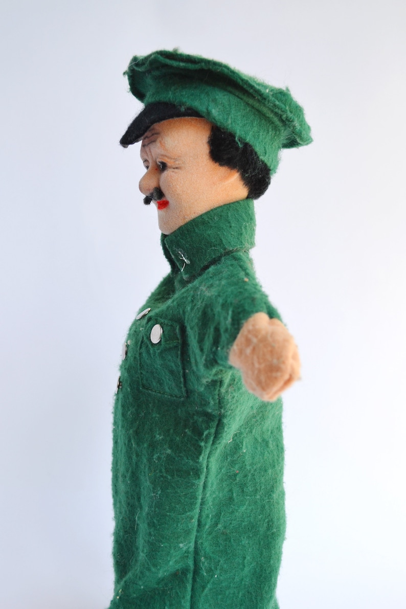 Rare Antique Hand Puppet Sergeant . Vintage Hand Puppet . Hand - Etsy