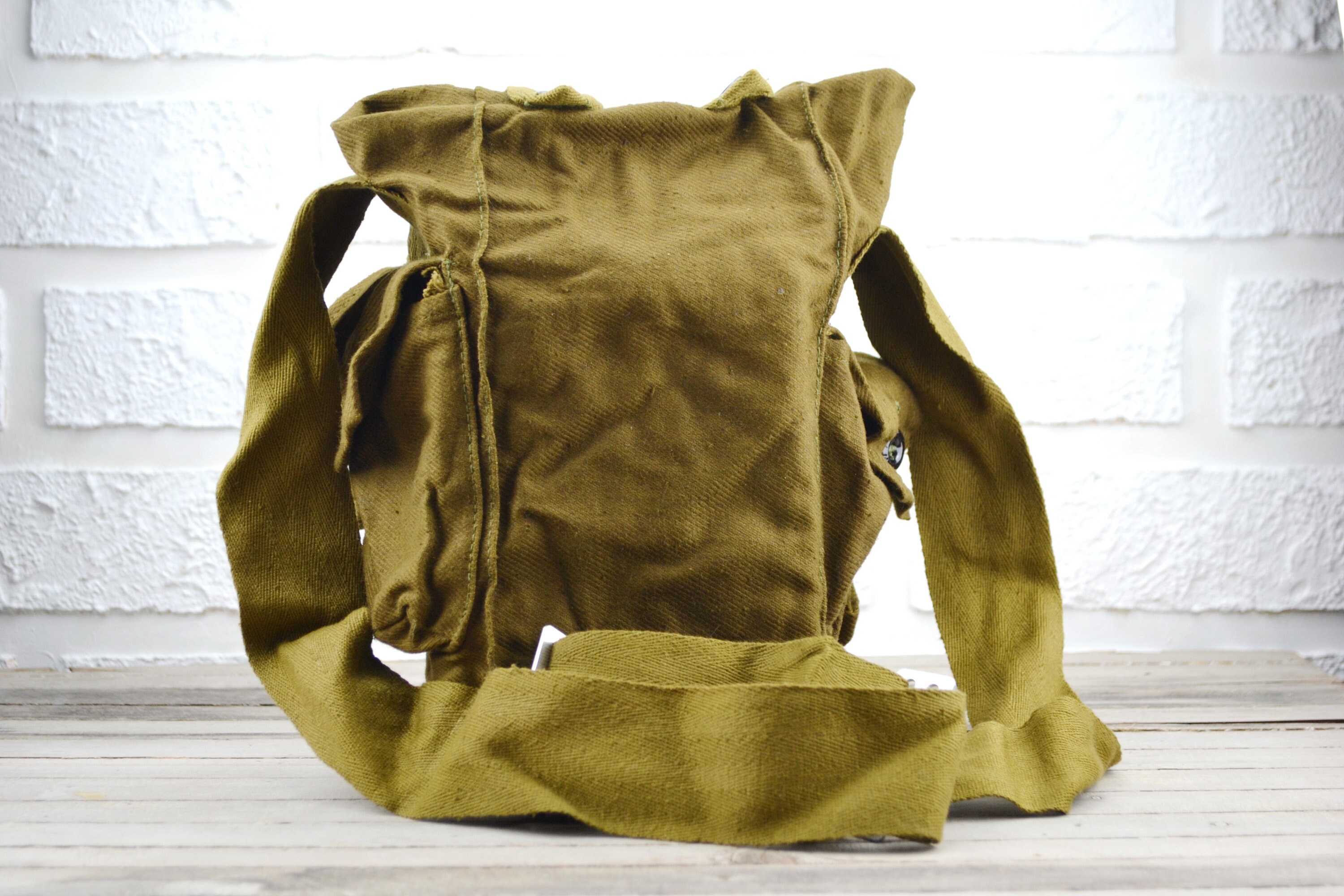NOS Soviet Military Bag for a Gas Mask EDC Bag. Red Army Bag . Military ...