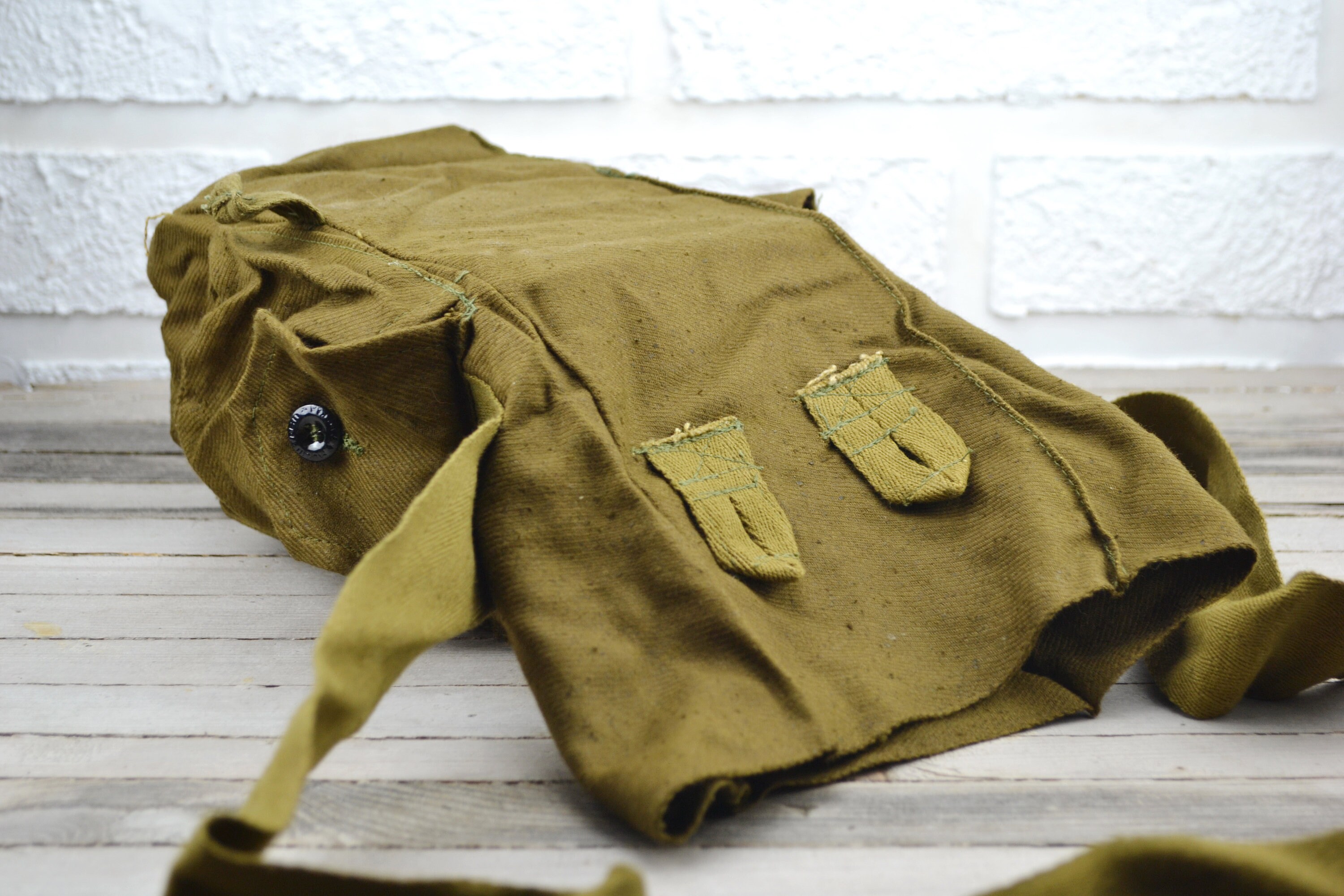 NOS Soviet Military Bag for a Gas Mask EDC Bag. Red Army Bag . Military ...