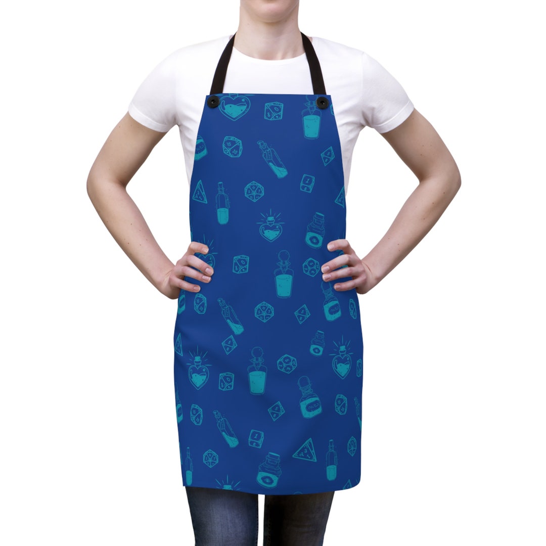 RPG Dice and Potions Apron Nerdy Game Design - Etsy