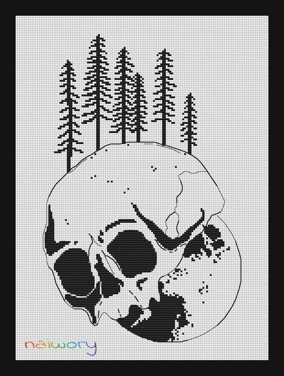 Moon's Sorrow Cross Stitch Pattern | Etsy